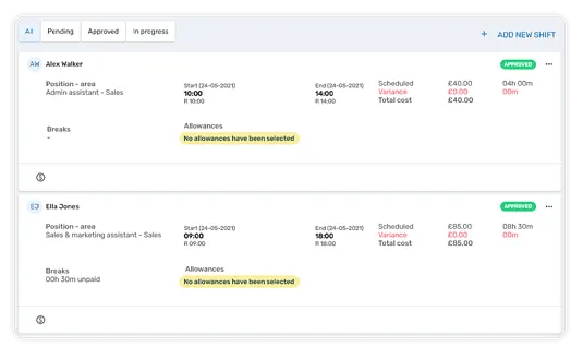 Time Tracking | Employee Timesheet Software for Businesses | Breathe